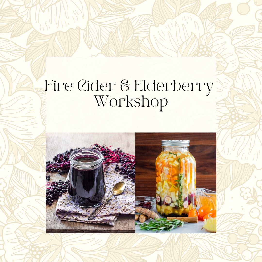 Fire Cider & Elderberry Workshop | Amolette Herbal Apothecary LLC